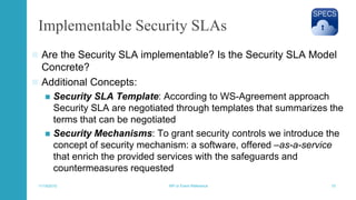 Massimiliano Raks, Naples University on SPECS: Secure provisioning of ...