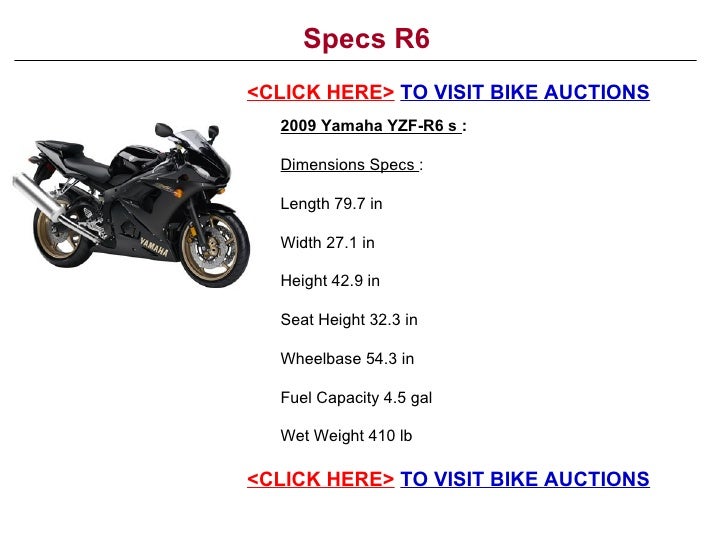 Specs R6 Specs R6