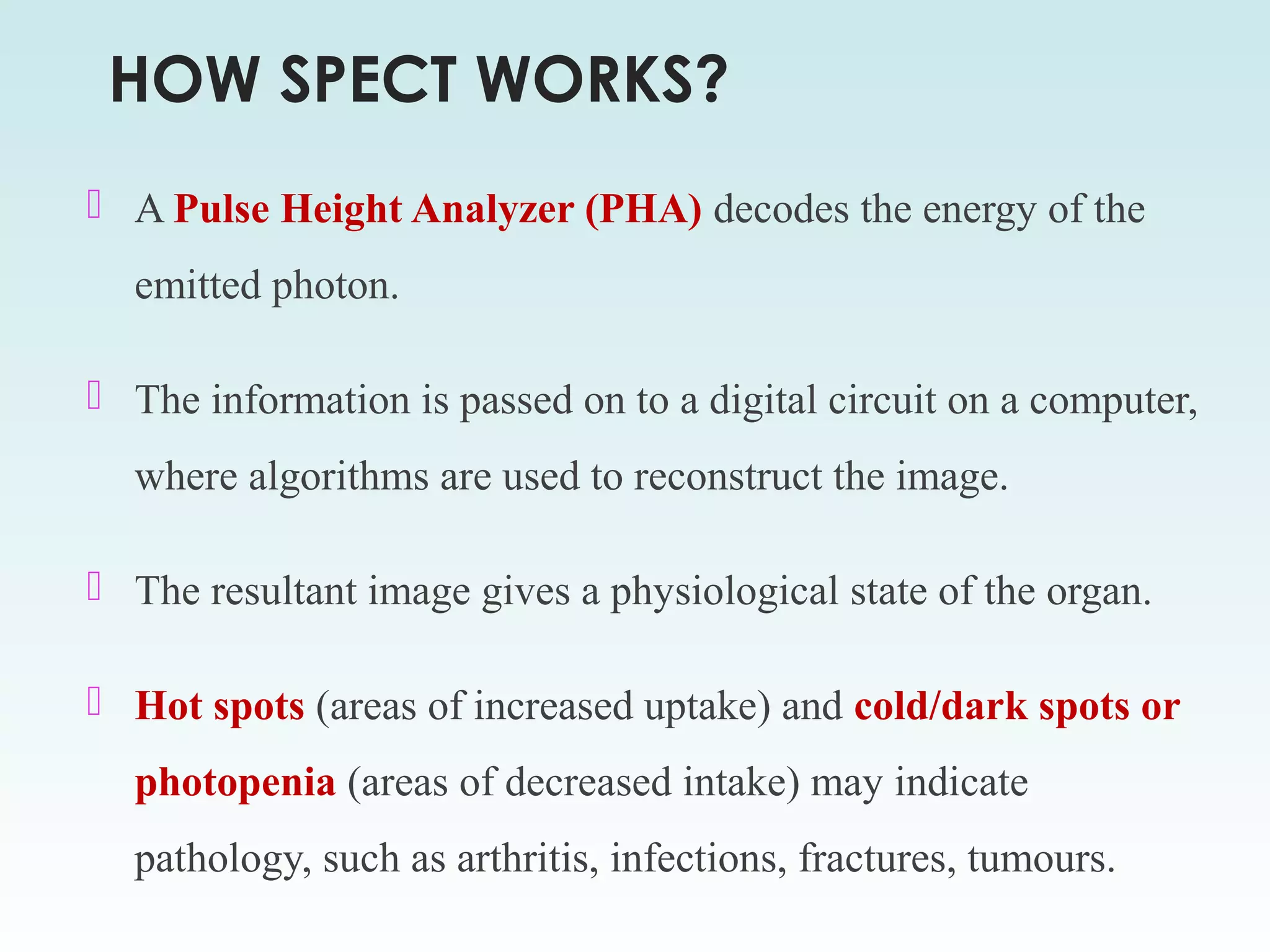 SPECT: Single Photon Emission Computed Tomography | PPT