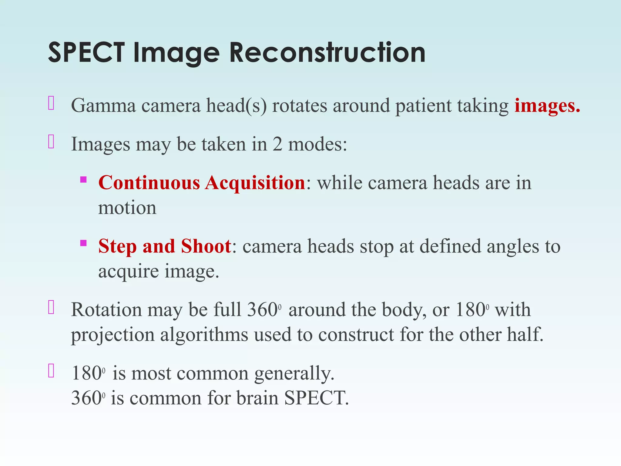 SPECT: Single Photon Emission Computed Tomography | PPT