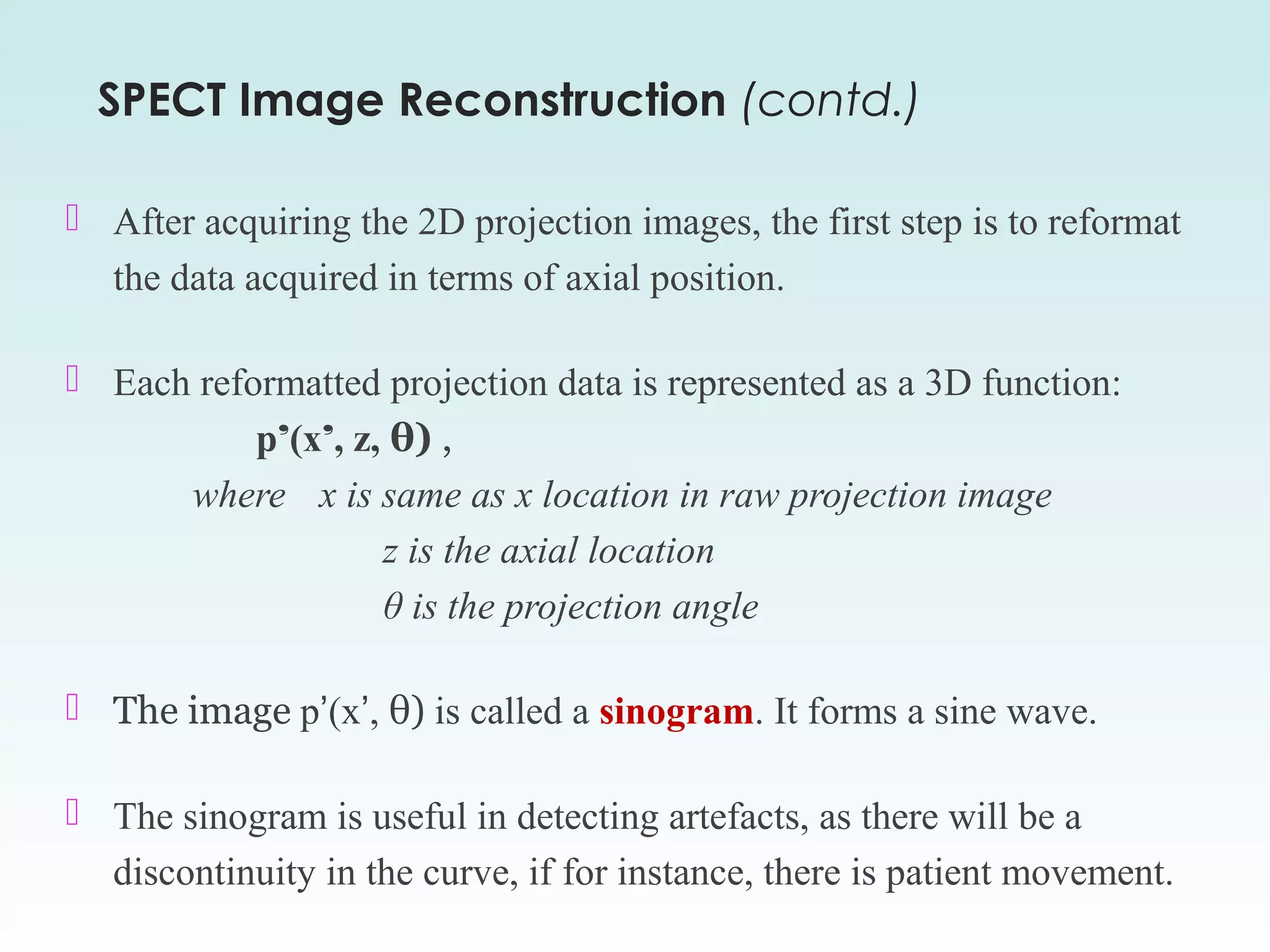 SPECT: Single Photon Emission Computed Tomography | PPT