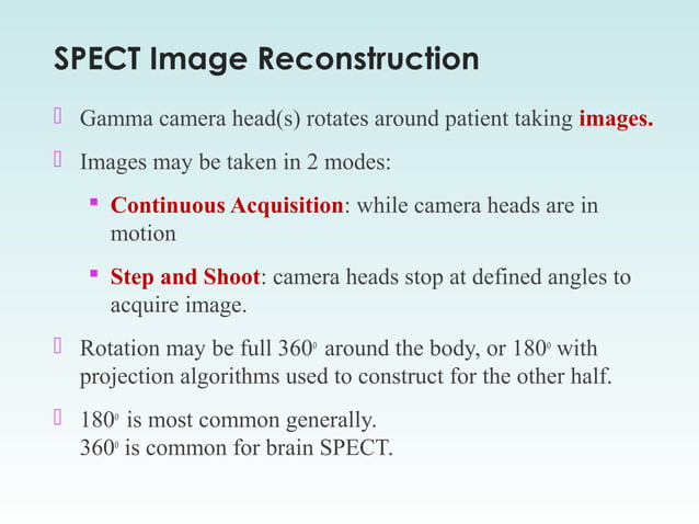 SPECT: Single Photon Emission Computed Tomography | PPT