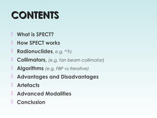 SPECT: Single Photon Emission Computed Tomography | PPT