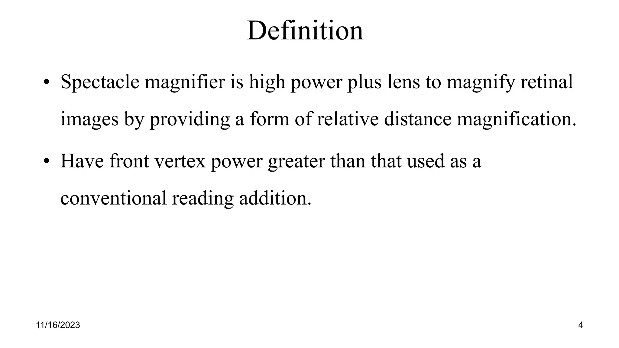 Spectacle and electronic magnifiers.pptx