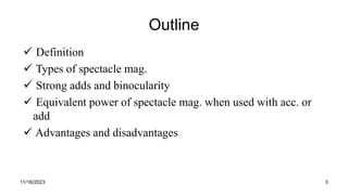 Spectacle and electronic magnifiers.pptx