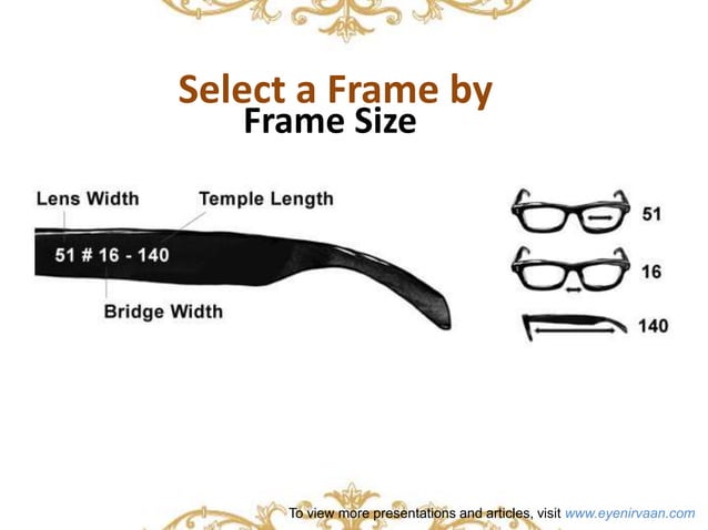 Spectacle frame selection | PPTX
