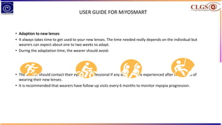 Spectacle Lens MiOYSMART RAMJI PANDEY CONSULTANT OPTOMETRIST | PPTX