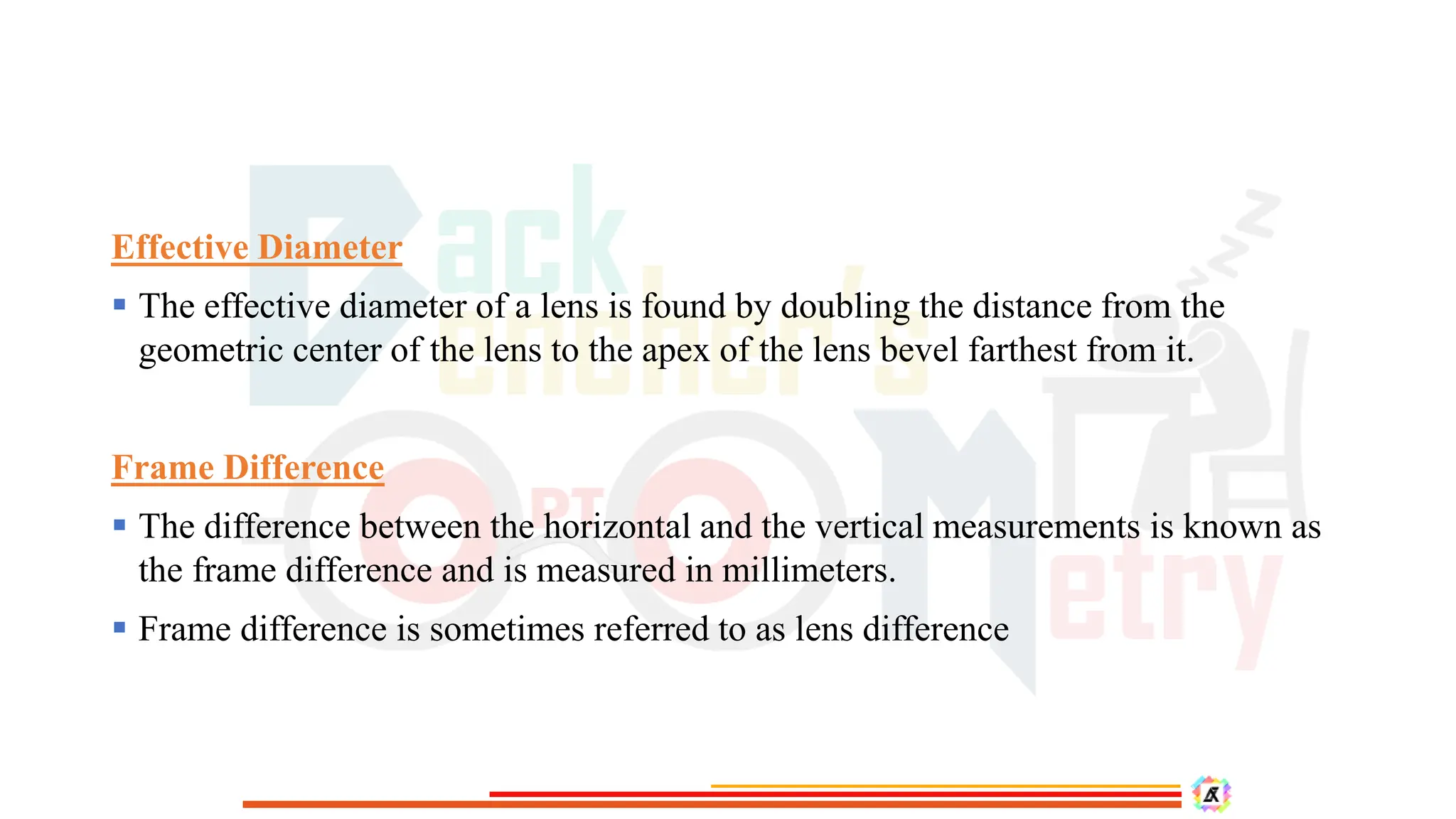 SPECTACLE MARKINGS AND MEASUREMENTS by Optom. Jithin Johney | PPTX