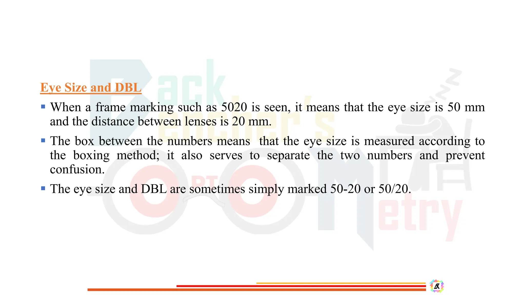 SPECTACLE MARKINGS AND MEASUREMENTS by Optom. Jithin Johney | PPTX