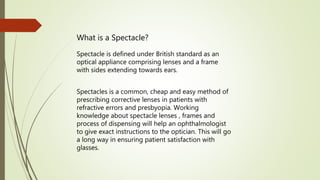Spectacles | PPTX