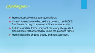 Spectacles dispensing in children | PPTX