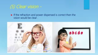 Spectacles dispensing in children | PPTX