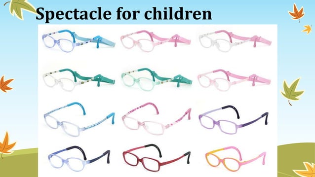 Spectacles for children | PPTX