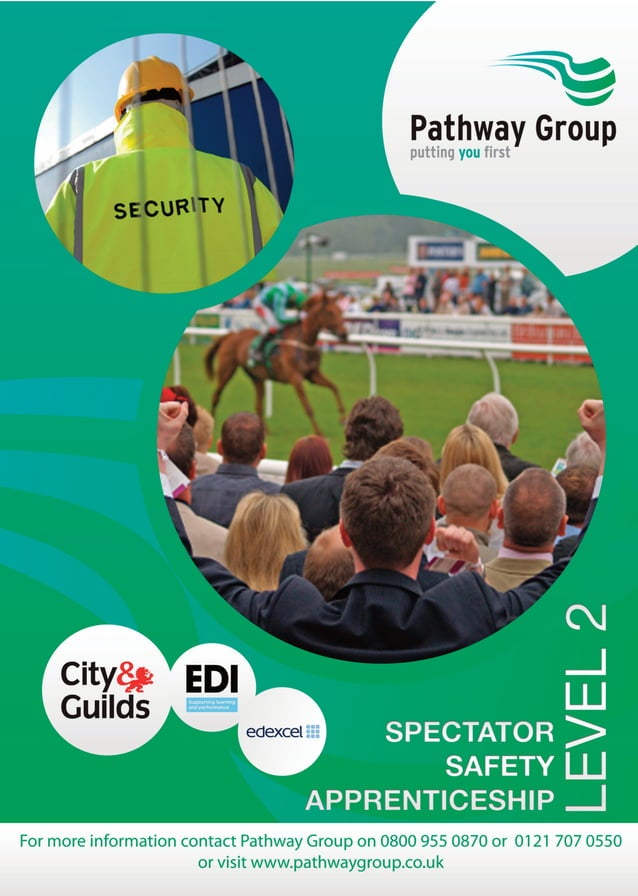 Spectator safety apprenticeship, Spectator Safety Qualification, | PDF