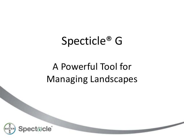 Specticle G Presentation