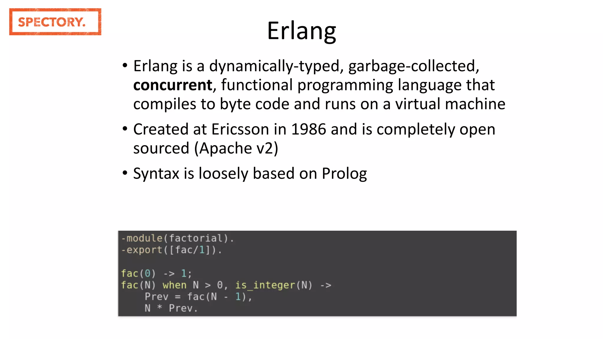 Erlang/Elixir and OTP | PPT
