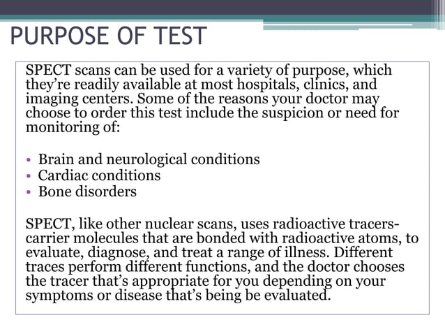SPECT SCAN | PPTX