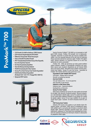 Spectra precision (ashtech) pro mark700 gnss | PDF