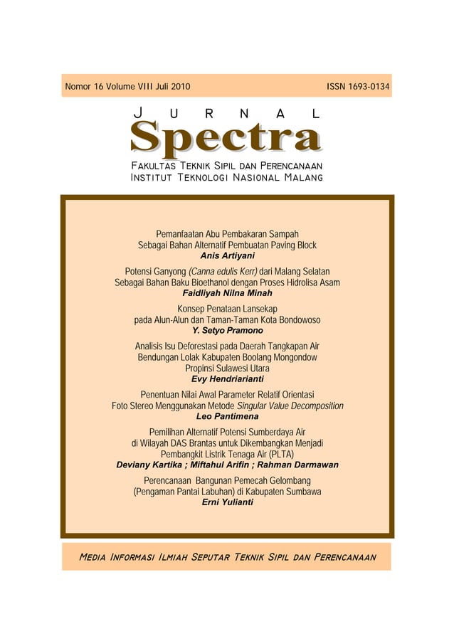 Spectra 16 viii-juli_2010 jurnal | PDF