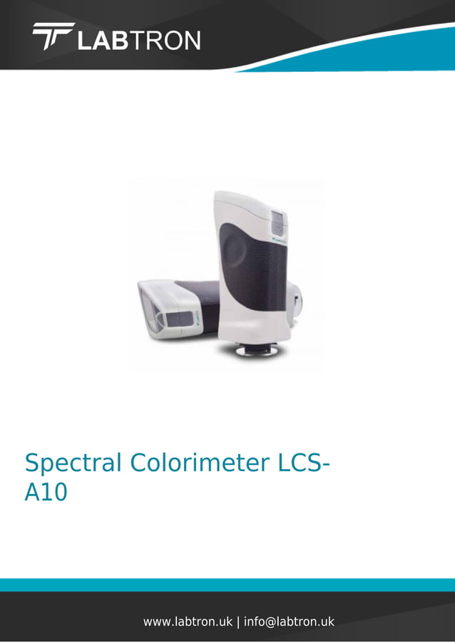 Spectral-Colorimeter | PDF