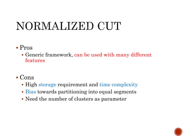 Spectral clustering | PPTX | Computing | Technology & Computing