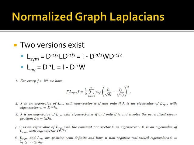Spectral graph theory | PPTX