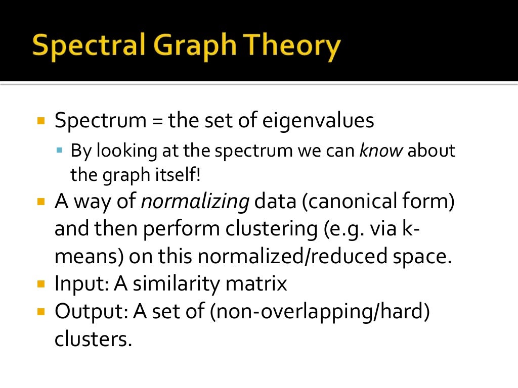 Spectral Graph Theory