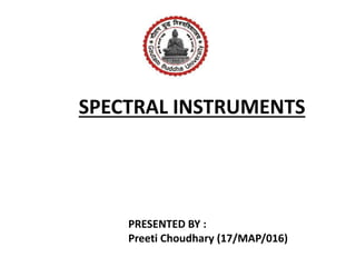 Spectral instruments | PPT