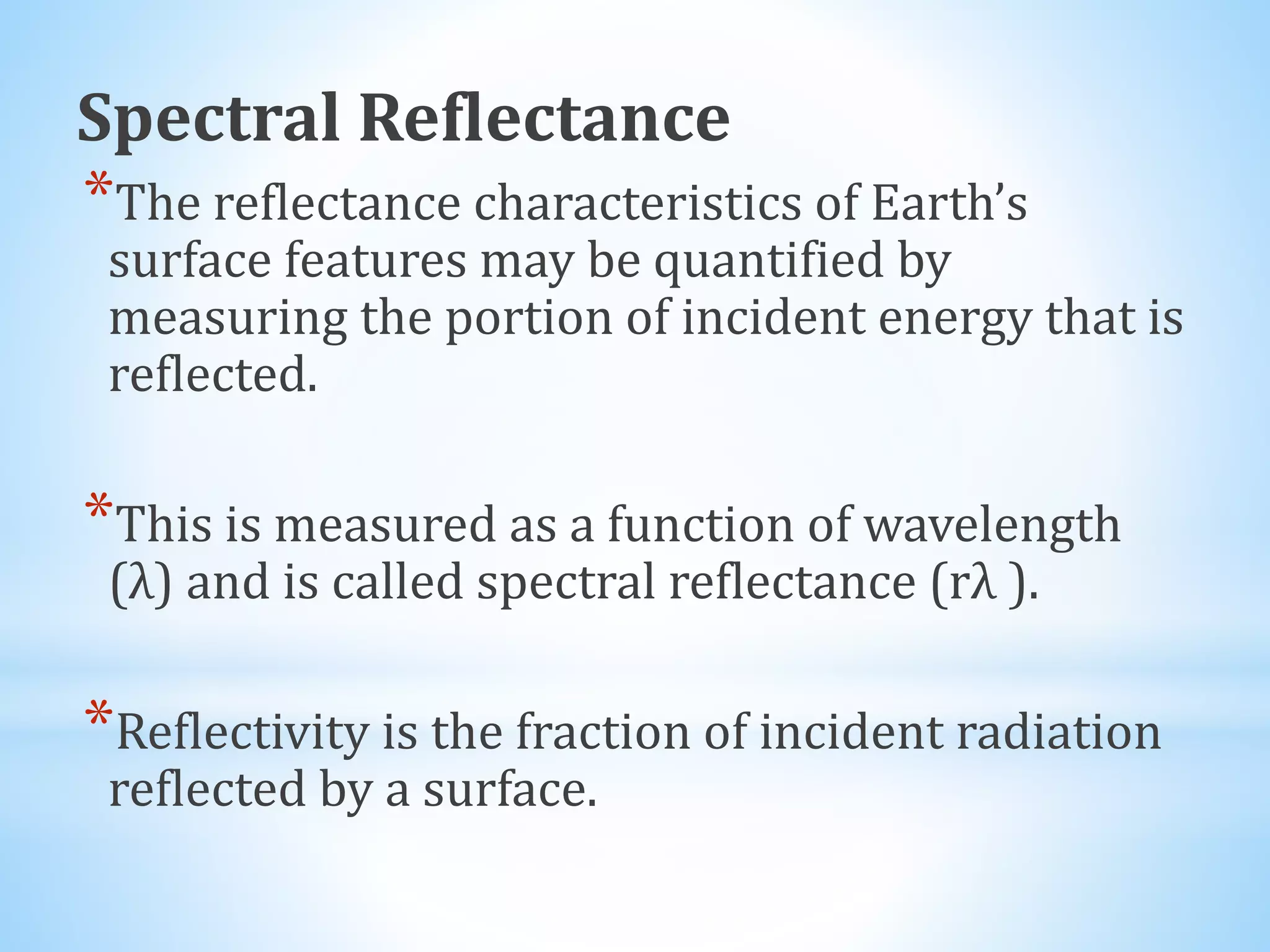 Spectral reflectance curve of dead stressed vegetation | PPTX