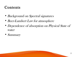 Spectral signatures | PPT