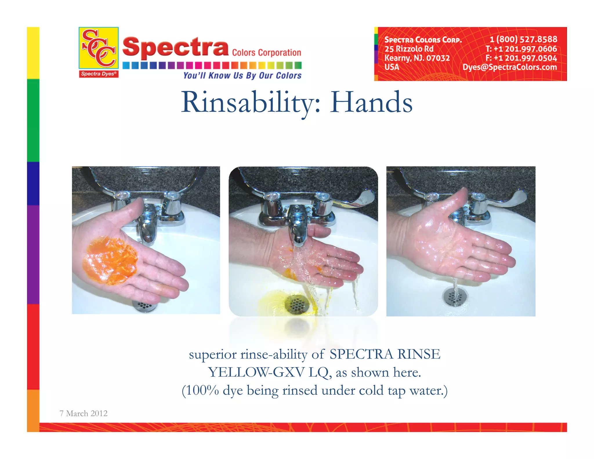 Spectra Rinse General Information Presentation | PDF