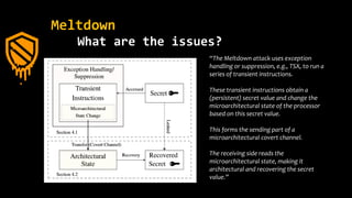 Spectre & Meltdown | PDF