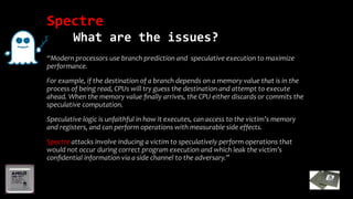 Spectre & Meltdown | PDF