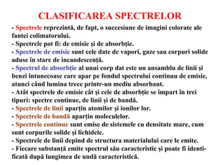 Spectre Atomice. Spectrele Atomice . Cele mai atomice spectre | PPT