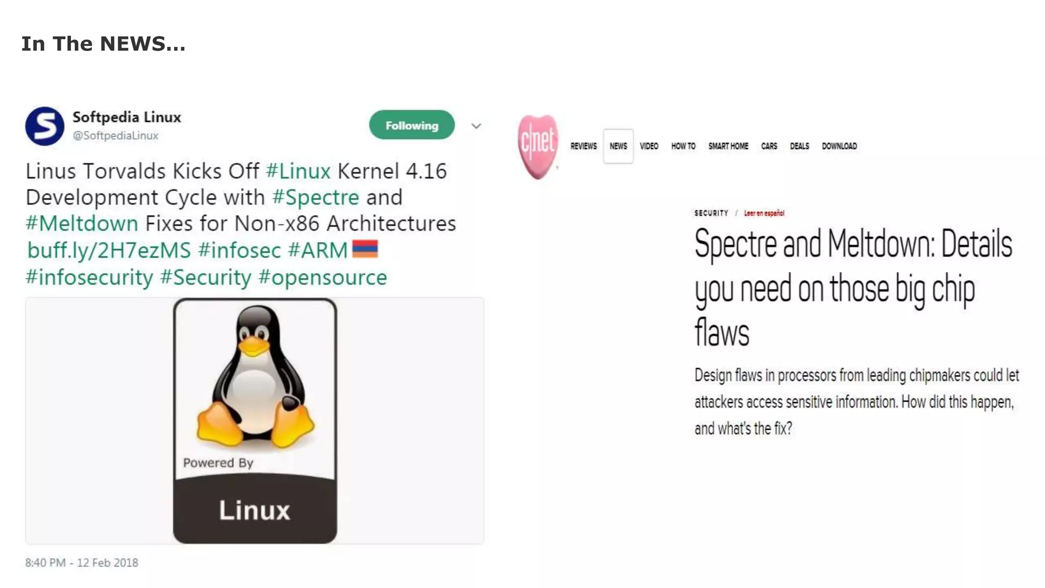 Spectre and Meltdown | PPTX | Operating Systems | Computer Software and Applications
