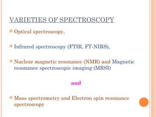 Spectroscopy | PPT