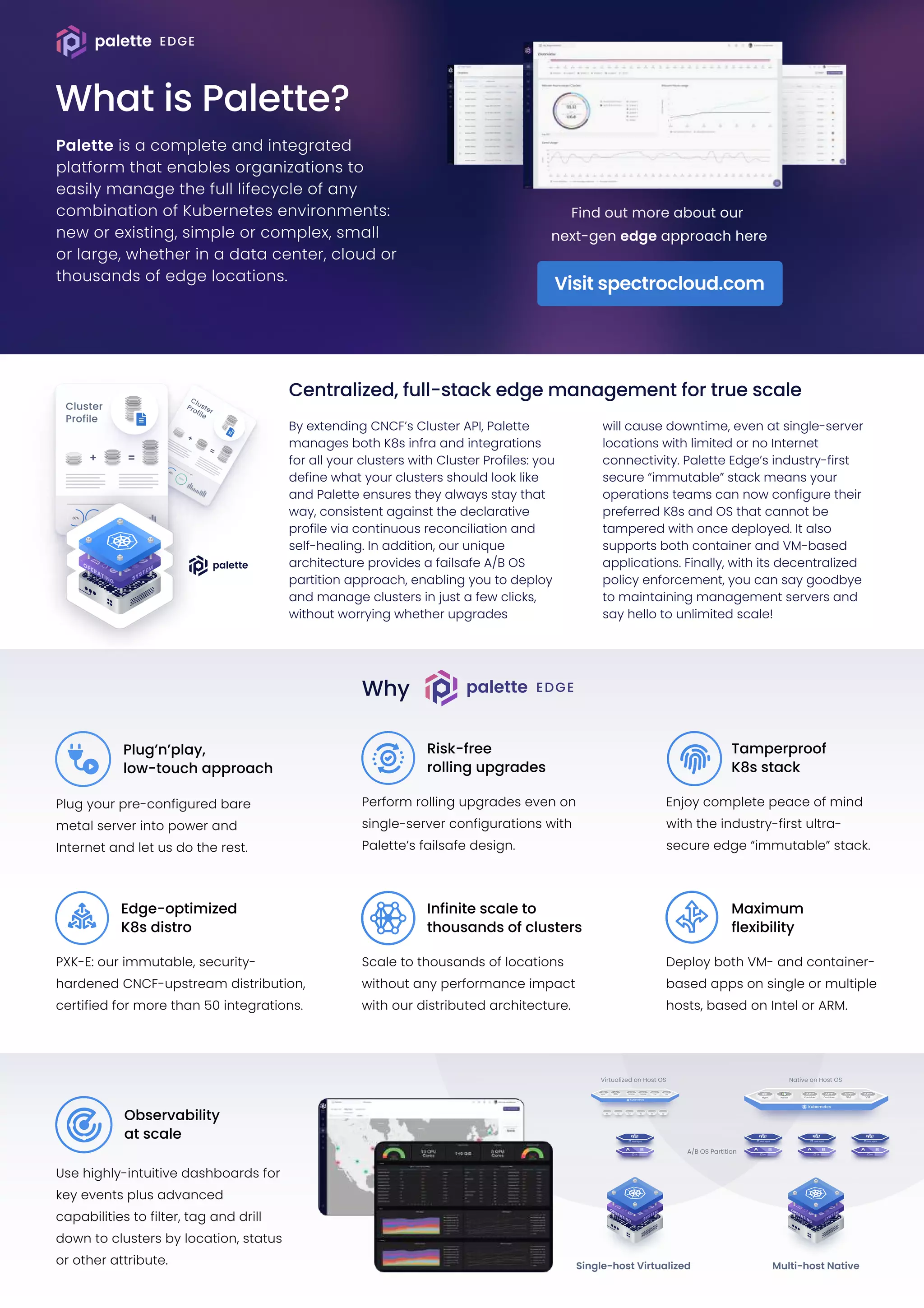 Spectro Cloud Palette Edge datasheet | PDF