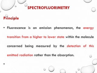 Spectrofluorimetry | PDF