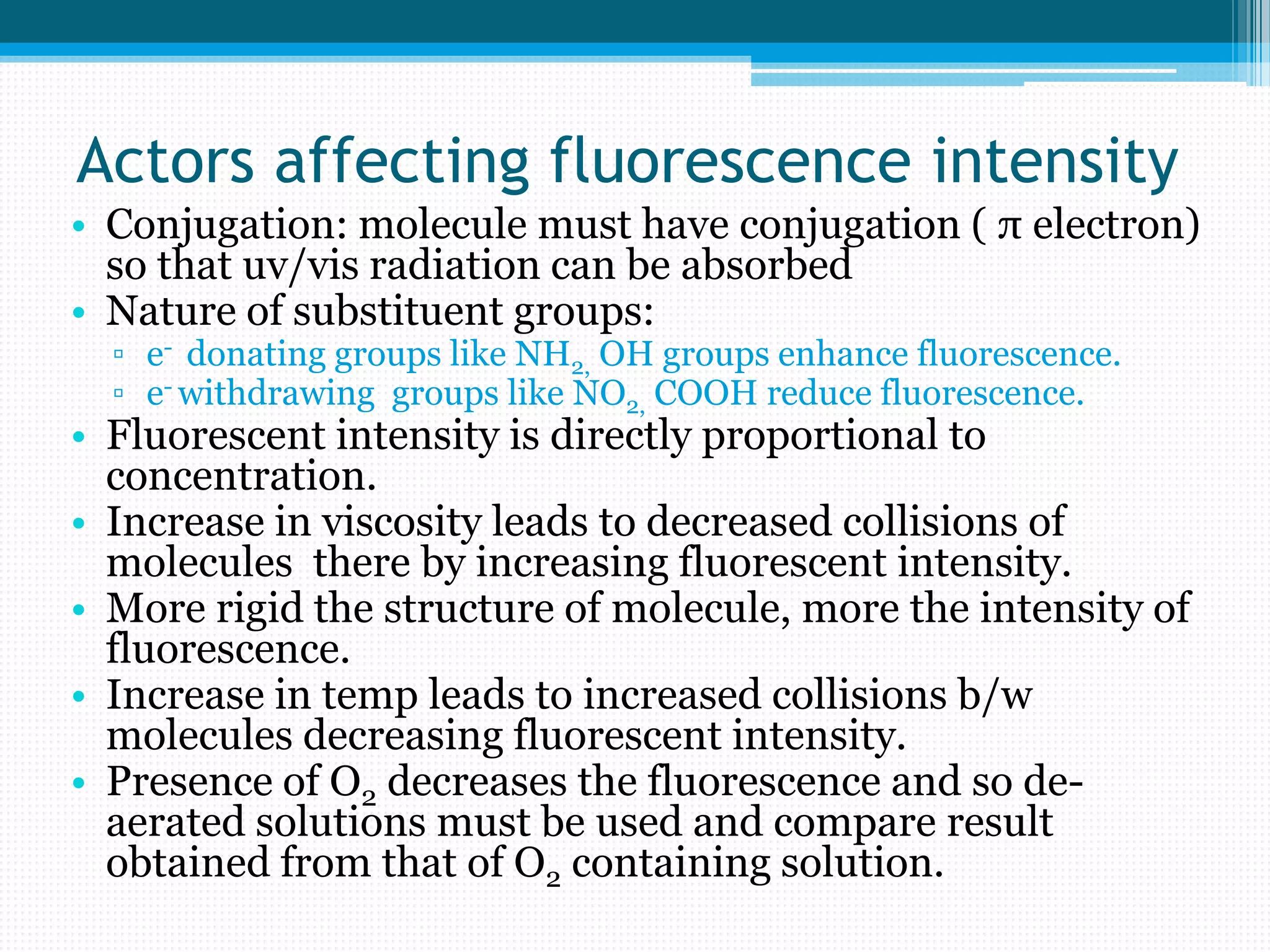 Spectrofluorimetry | PPTX