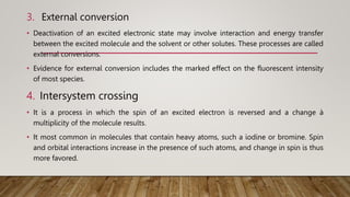 SPECTROFLUORIMETRY.pptx instrumentation, principle | PPTX