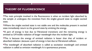 SPECTROFLUORIMETRY.pptx analytical techn | PPTX