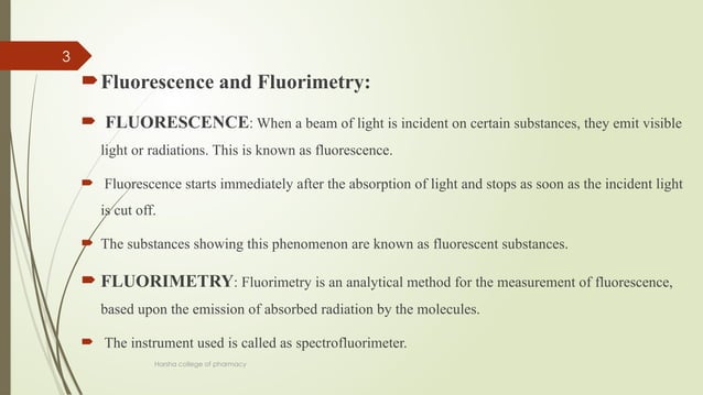Spectrofluorometry , Factors affecting Spectrof;ourimetry | PPTX