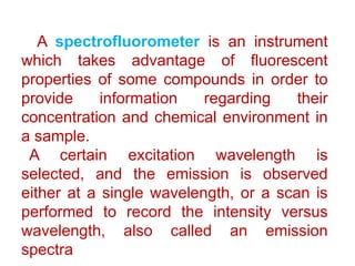 Spectroflurometry.pptx | Chemistry | Science