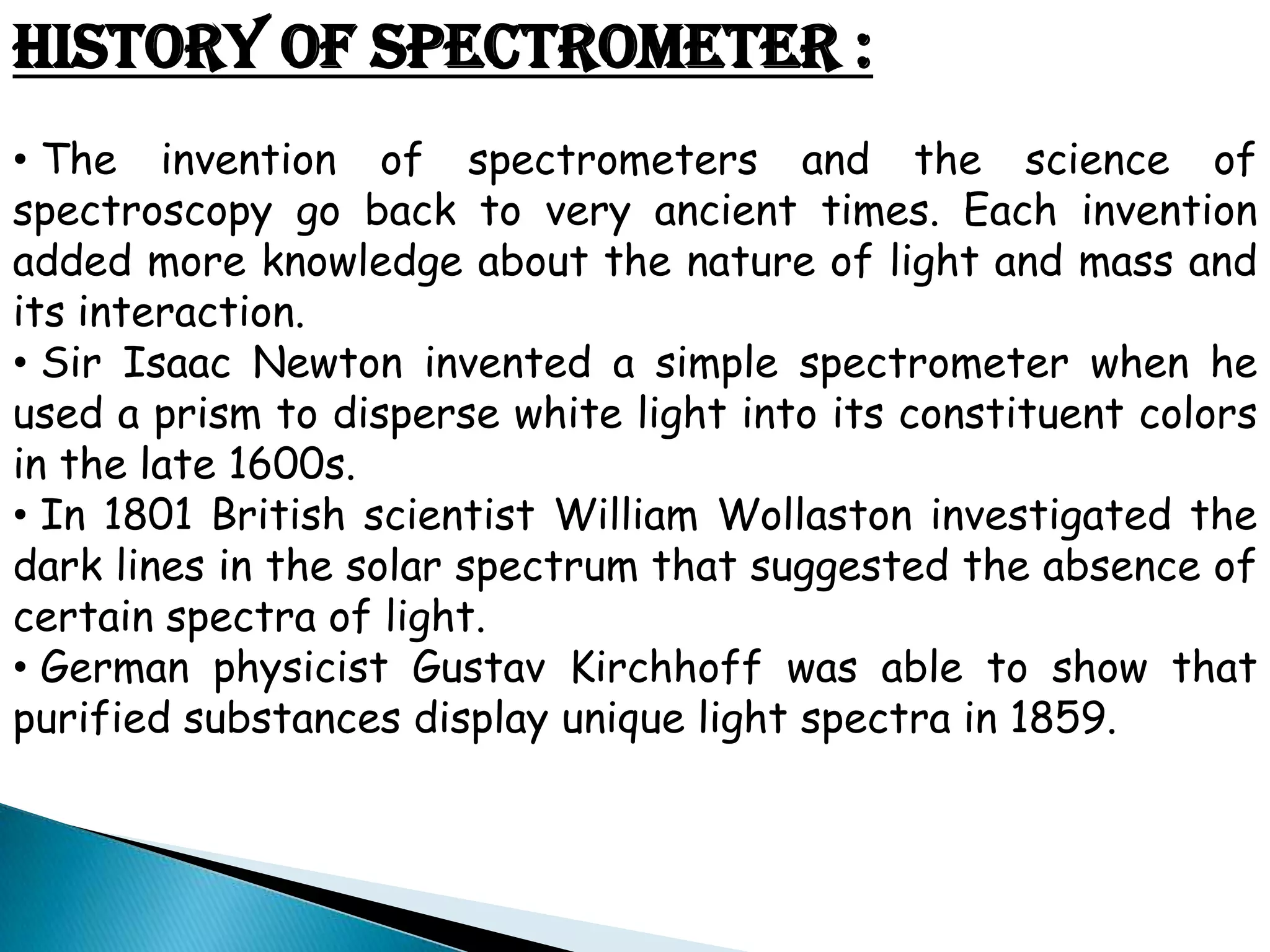 Spectrometer | PPTX