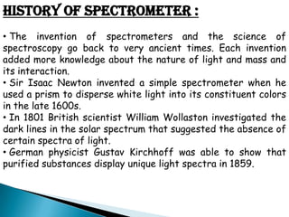 Spectrometer | PPTX