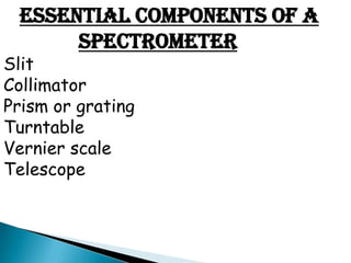 Spectrometer | PPTX