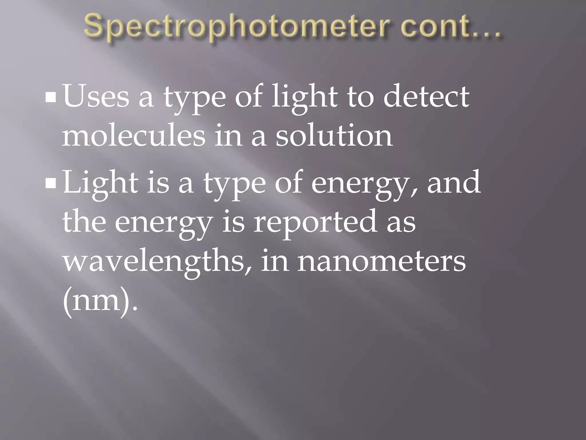 Spectrometer | PPT