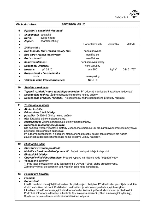 Spectron Fo 20 | PDF