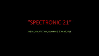 Spectronic 21 | PPTX