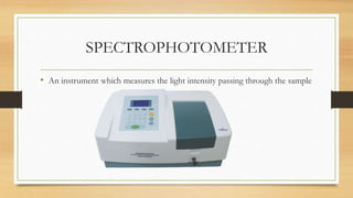 Basics of Spectrophotometer | PPT